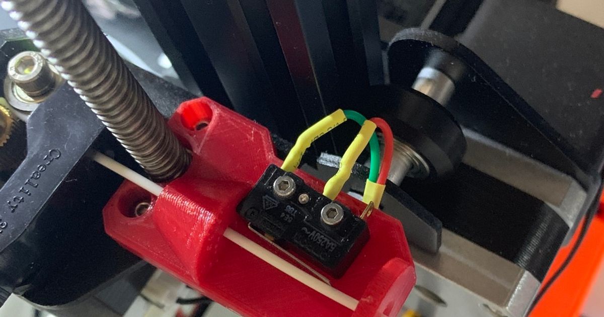 Filament runout sensor holder for Ender 3 by Adirael | Download free ...