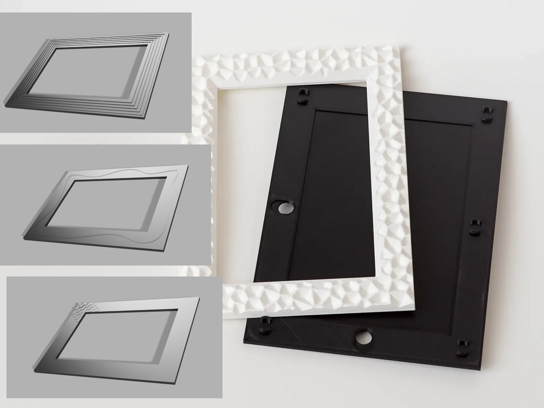 Collection of Customizable Picture Frames + Stand (10 x 15 cm) by ...
