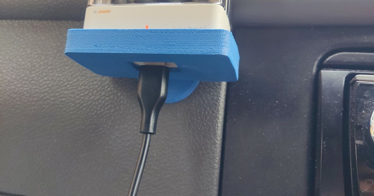 Transit Connect Mk1 dash hole plug mount by Weirdybeardyman | Download ...