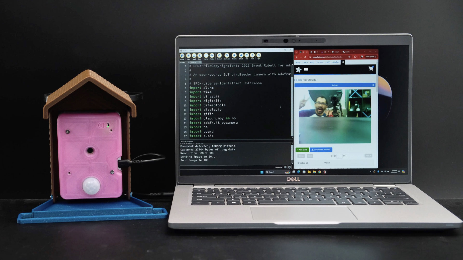 Iot Birder Feeder Camera by Adafruit | Download free STL model ... Iot Birder Feeder Camera by Adafruit | Download free STL model ...