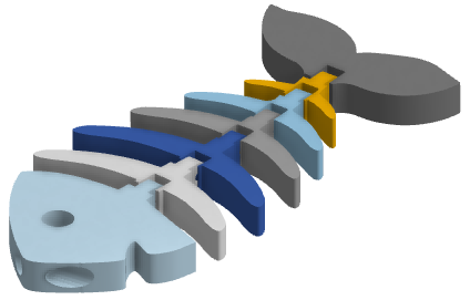 Flexi Fish Keychain by Vincent Cioffi | Download free STL model ...