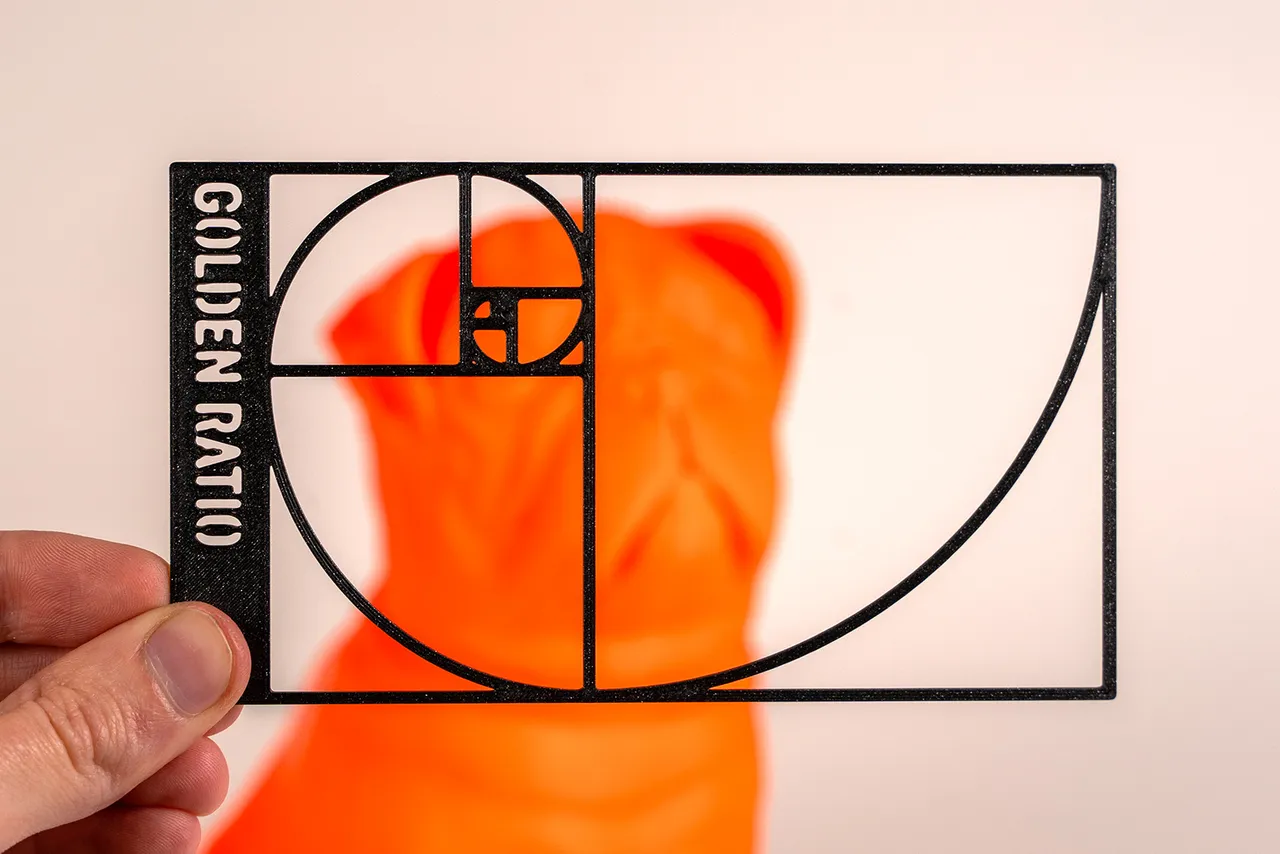 Golden ratio - photography composition guide by Jafie | Download free STL model | Printables.com