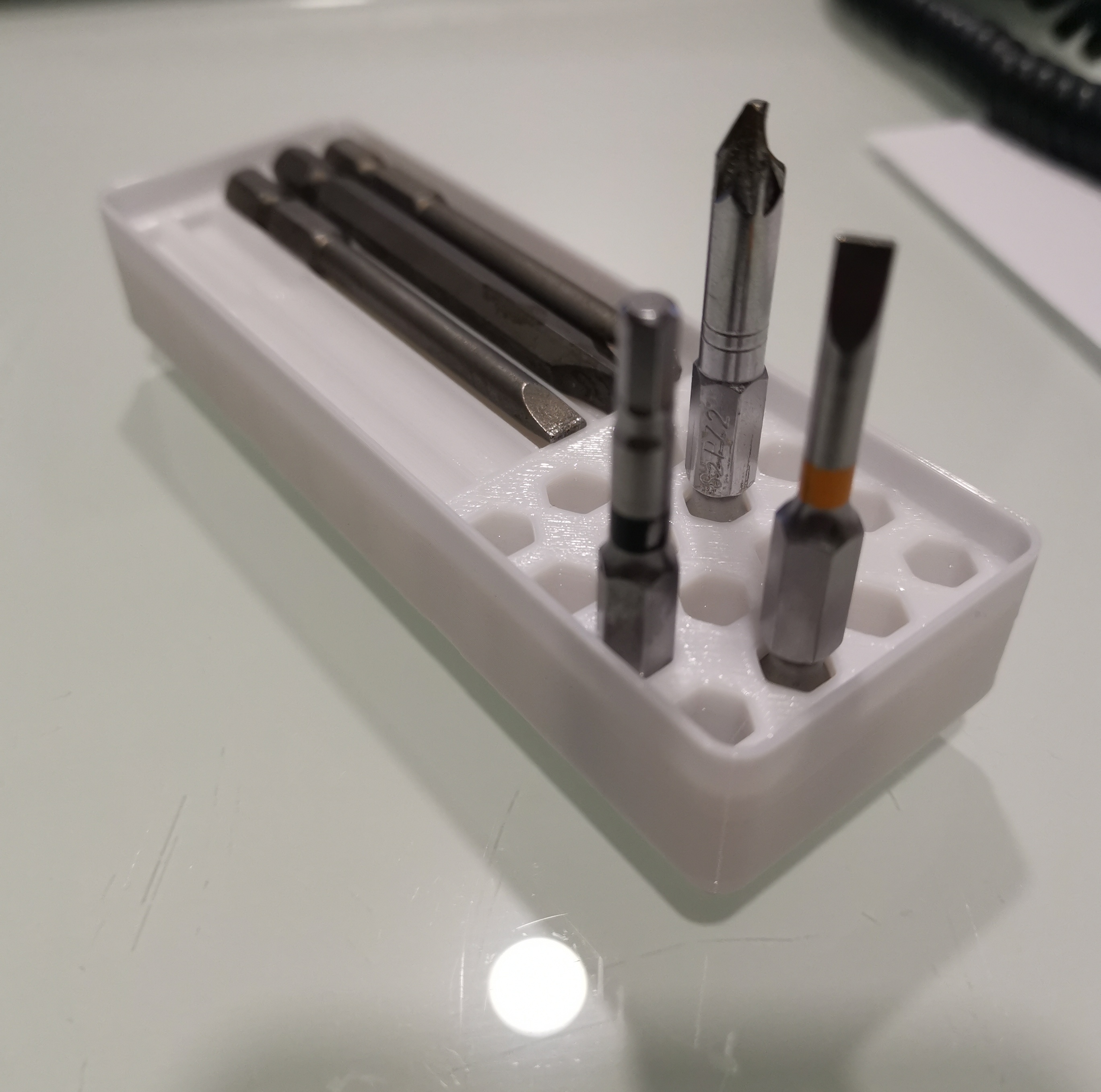 Gridfinity 1x3 Bit holder by John | Download free STL model ...