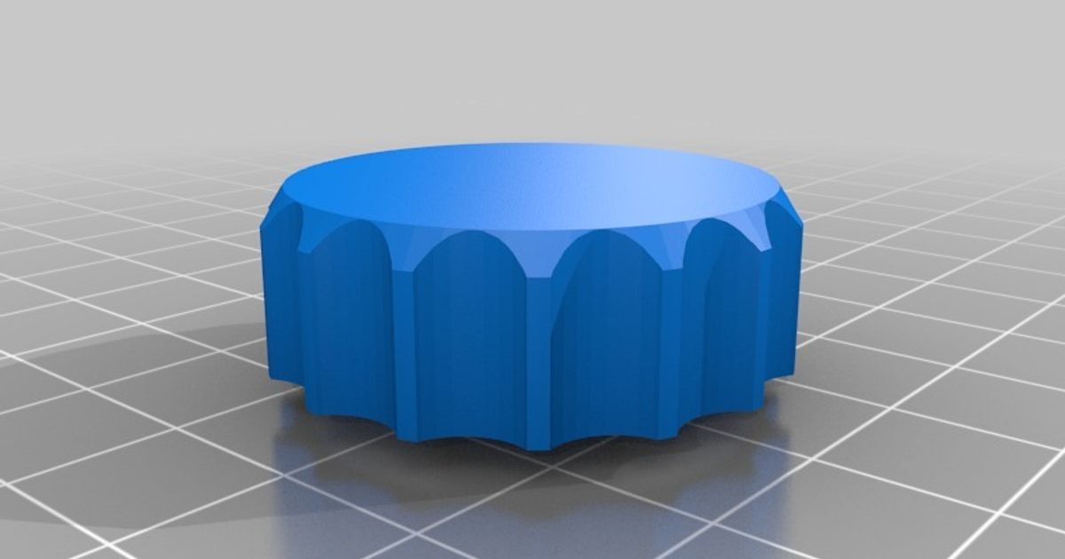 Knob (metal threaded) by François | Download free STL model ...