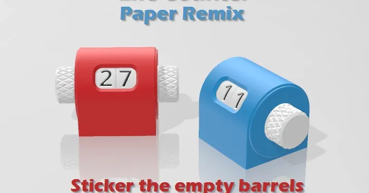 Easy little Life Counter - Paper Remix by BamBam Design | Download free ...