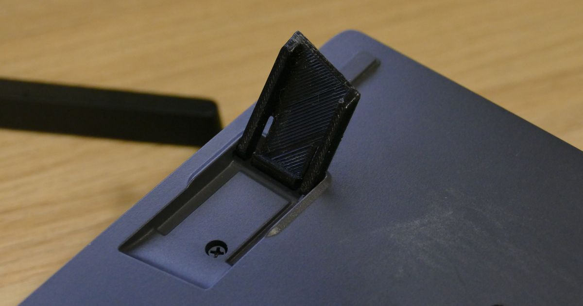 Logitech K280e keyboard foot by TilenGTR | Download free STL model ...