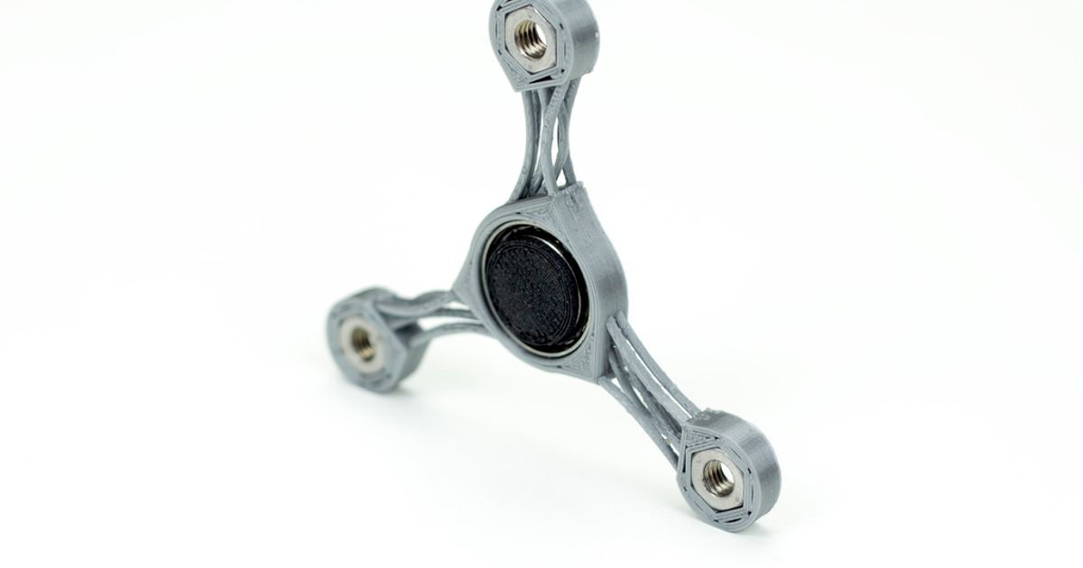 Fidget Spinner Mesh/Web design for Dual Extrusion by 3D Print Tech ...