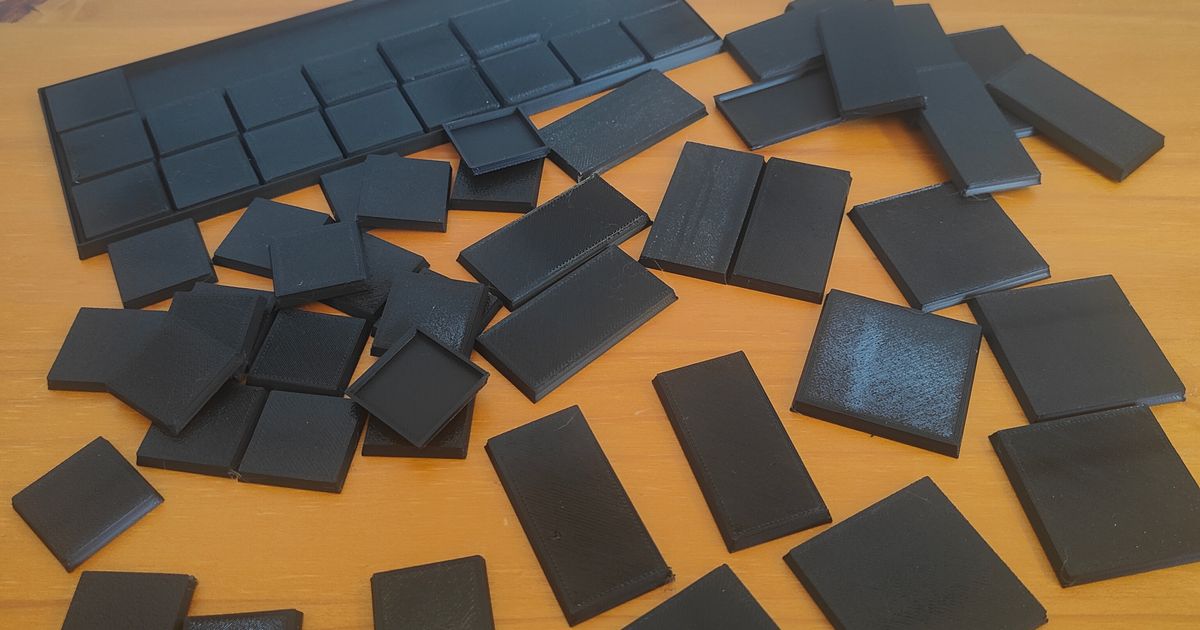 Square bases for Warhammer TOW by Ballarza3D | Download free STL model ...