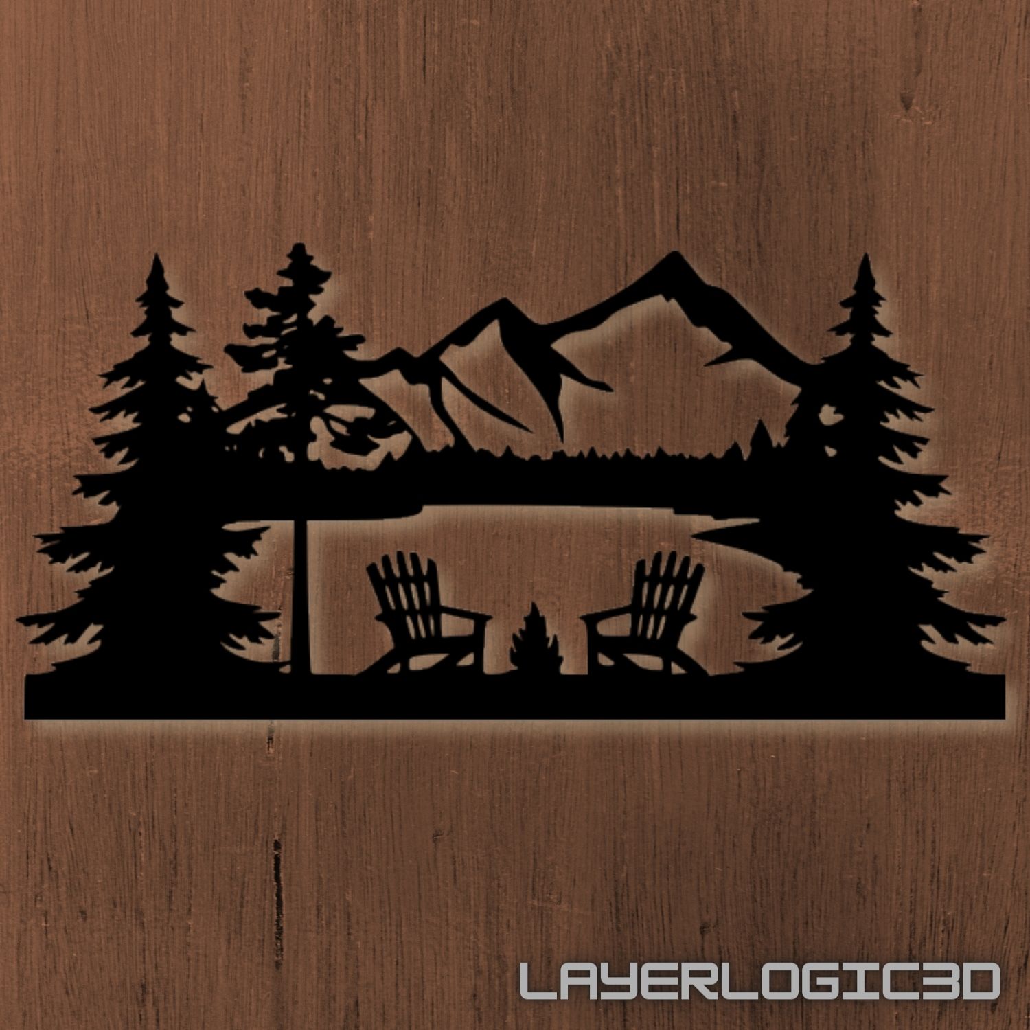Fire in the Woods by LayerLogic3D | Download free STL model ...