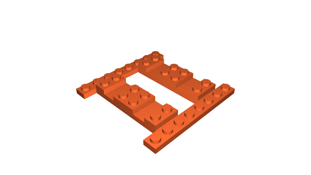 Ballast Plate for Narrow Gauge LEGO-compatible track by dodrian ...