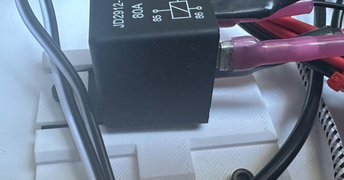 Automotive Relay Mount by ObiWan_BonJovi | Download free STL model ...