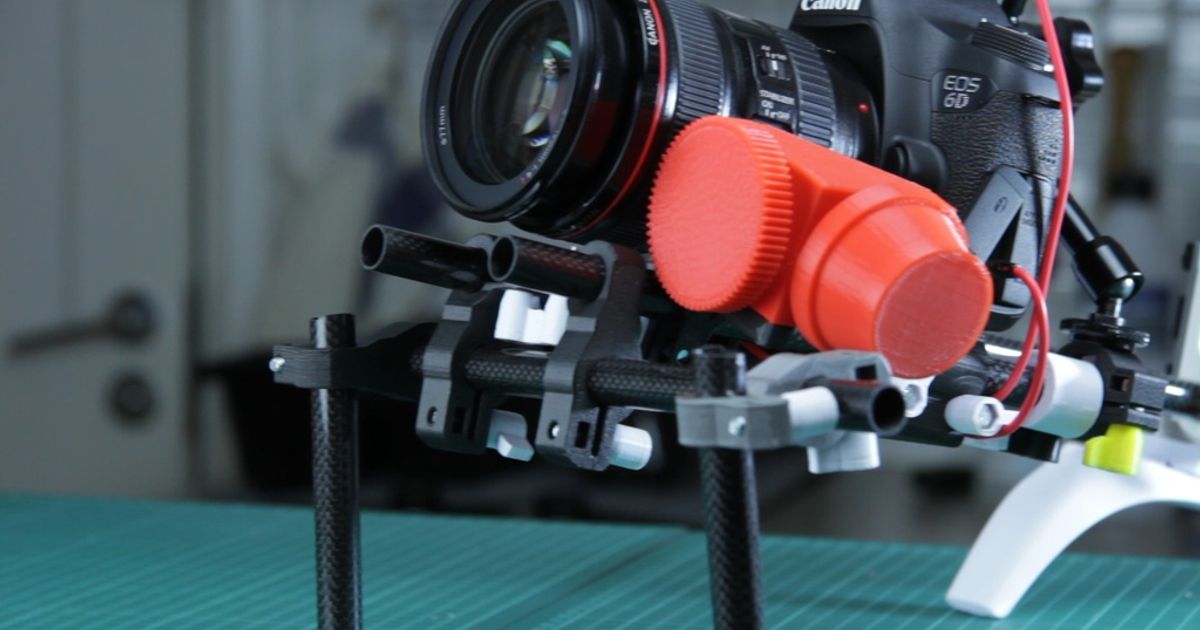 DSLR Camera system - 15/14mm - Shoulder rig config by 3D Print Tech ...