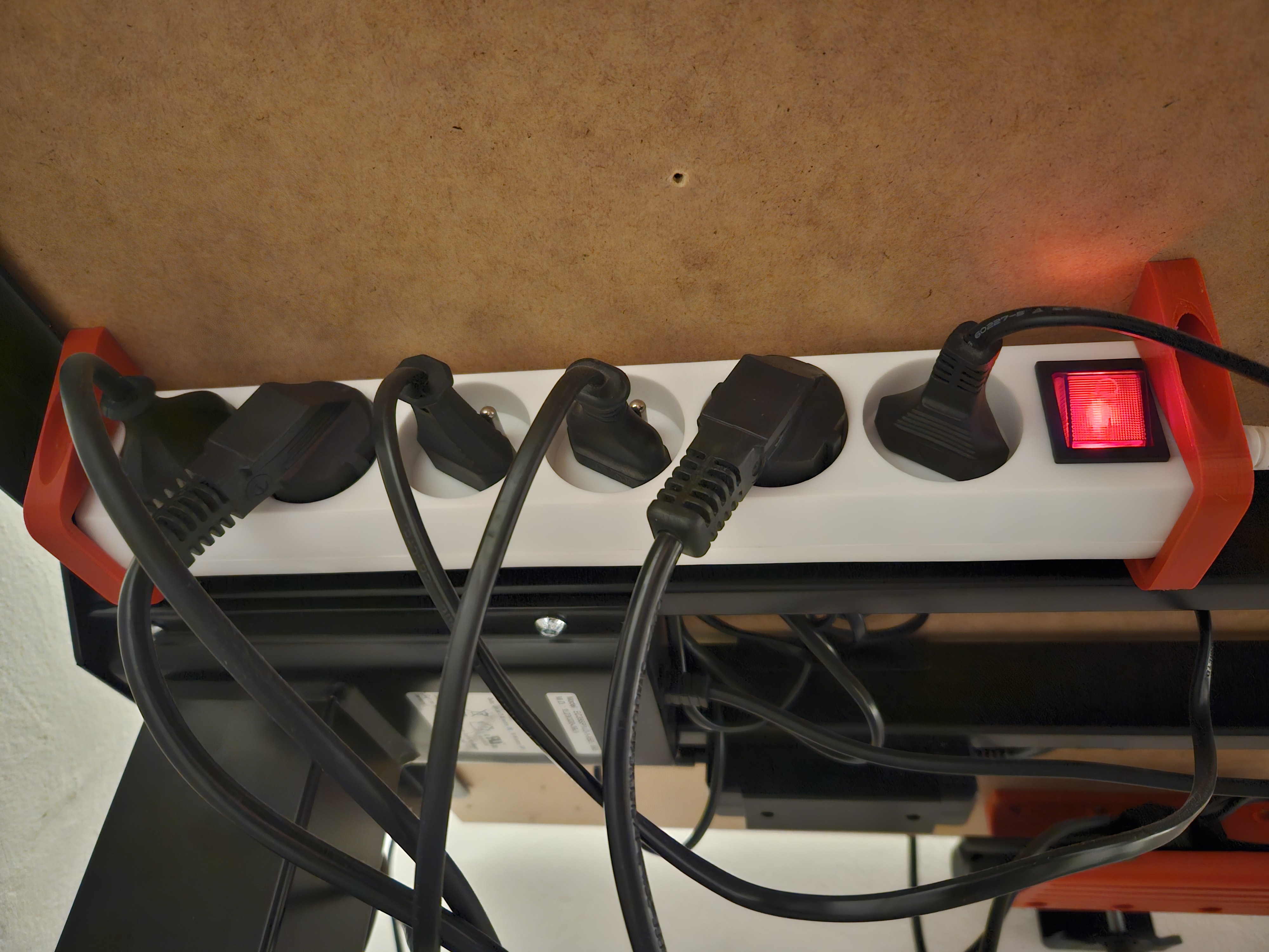 Multi socket wall holder by Slivoňák | Download free STL model ...