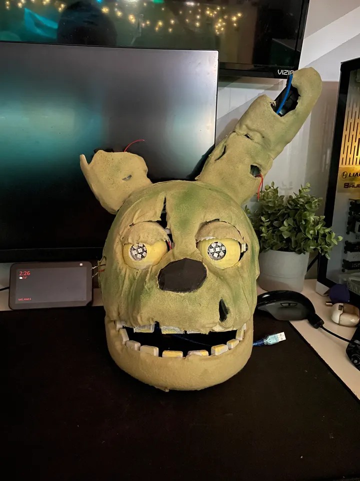 FNaF Working Spring Trap Head (updated) by shibafactory | Download free ...