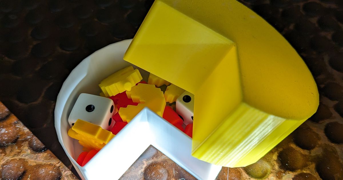 Cup for Pac Man board game pieces by JAPrints1 | Download free STL ...