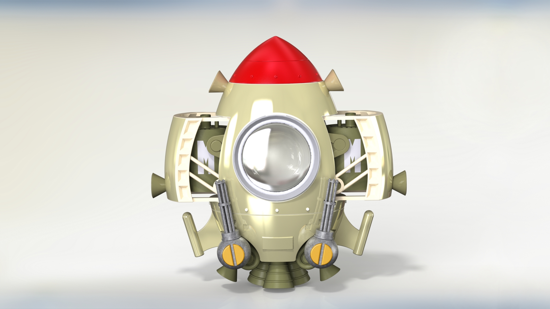 Metal Slug Rocket "Rebel Astro" par 3dxav | Téléchargez gratuitement un ...