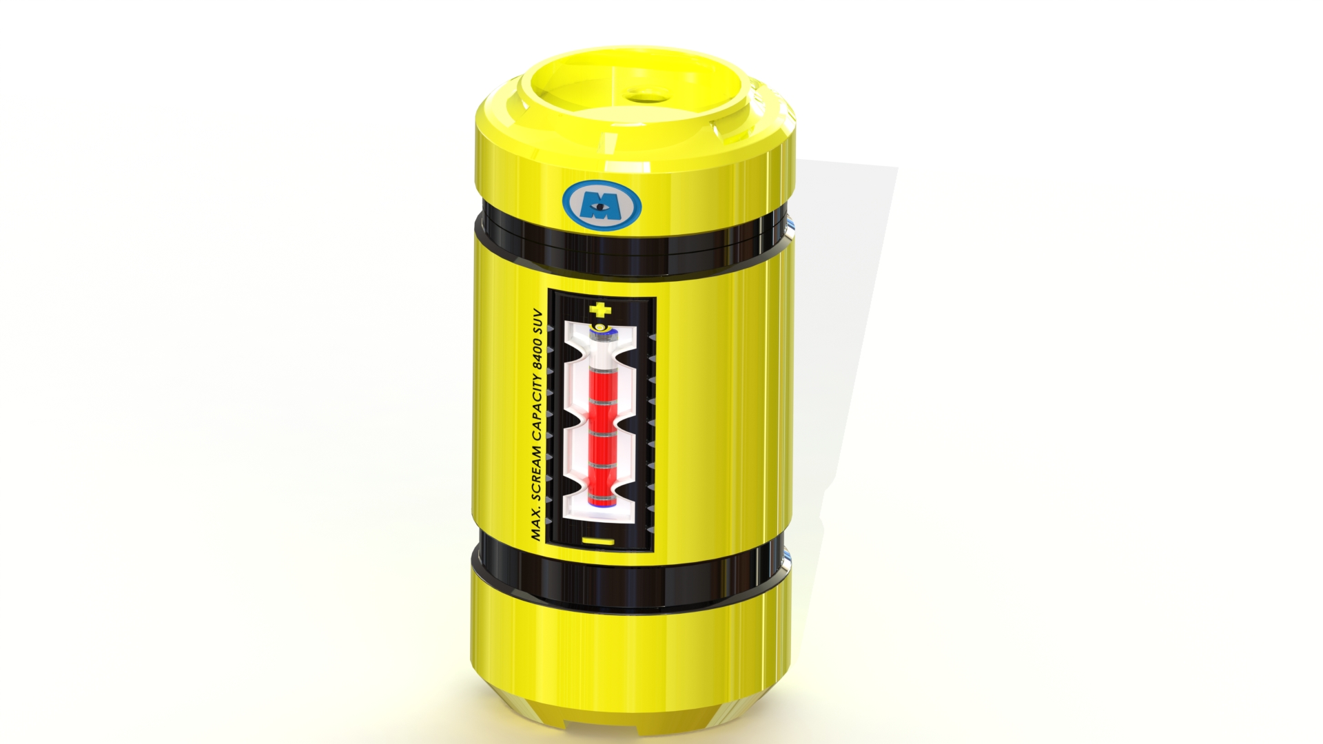 Monsters, Inc. Scream Canister-inspired 3D Printed Cup Holder par 3dxav ...