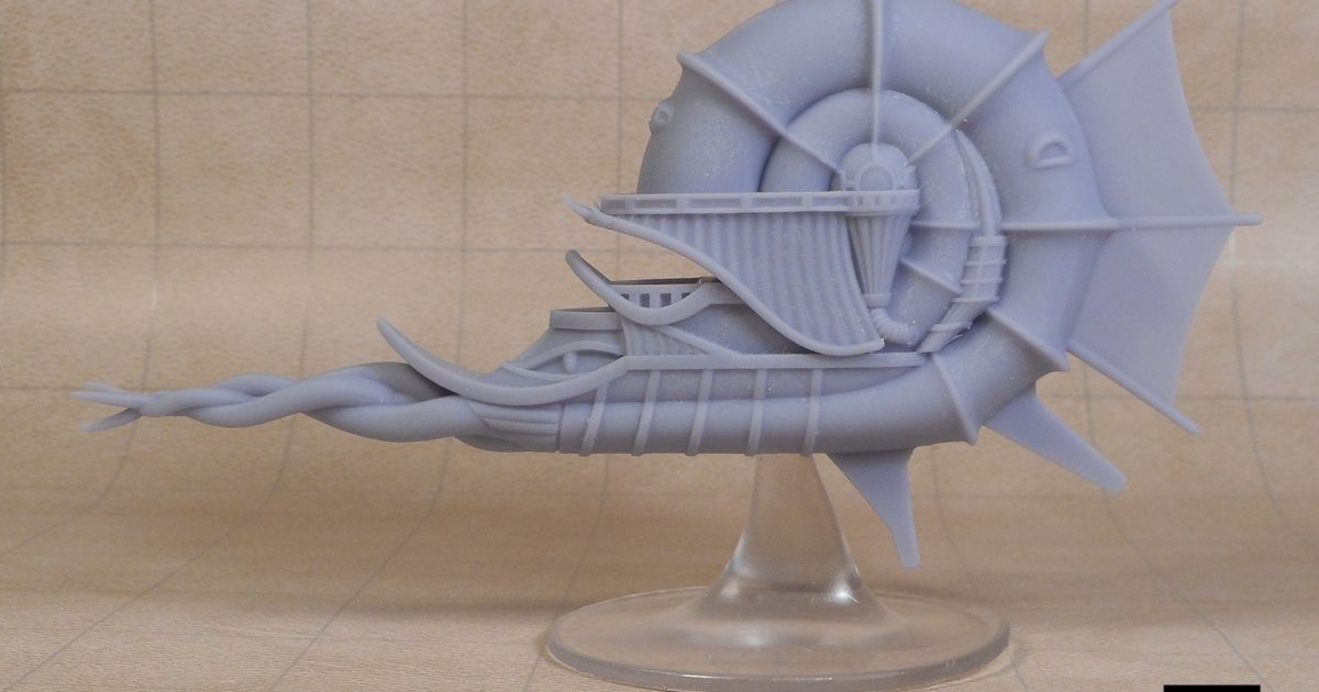 Illithid Nautiloid Miniature Remixed by Loris Ninno - MakerWorld