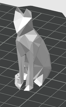 Low-poly Sitting Cat by MatInCat | Download free STL model | Printables.com
