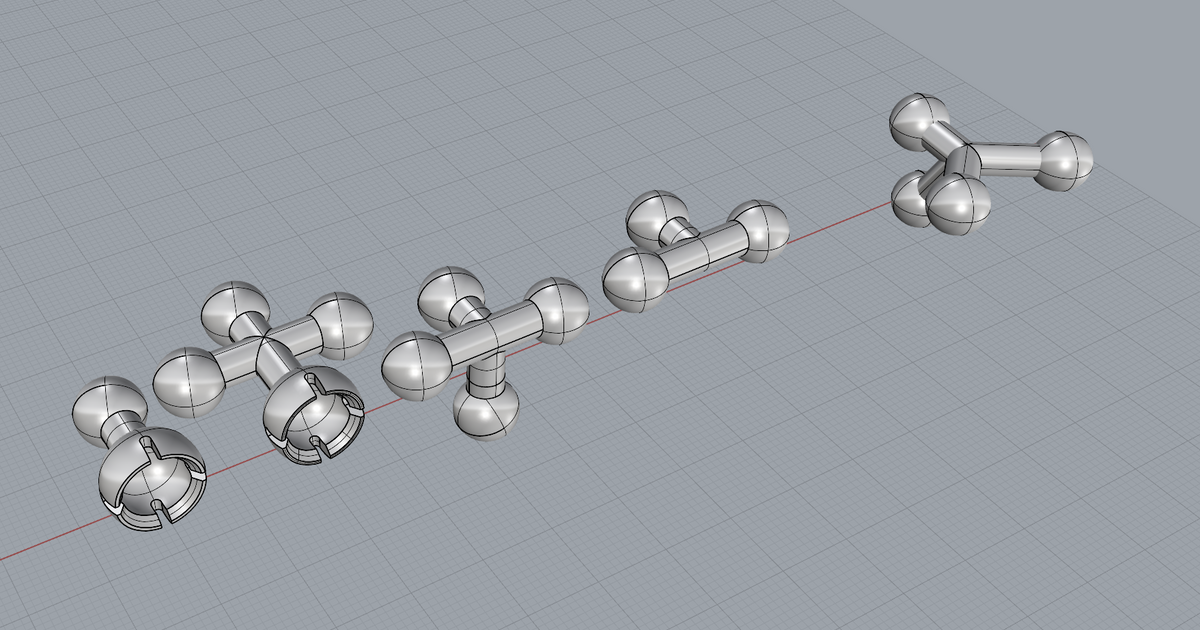 ball socket joint skeleton maker by angie-u-c | Download free STL model ...