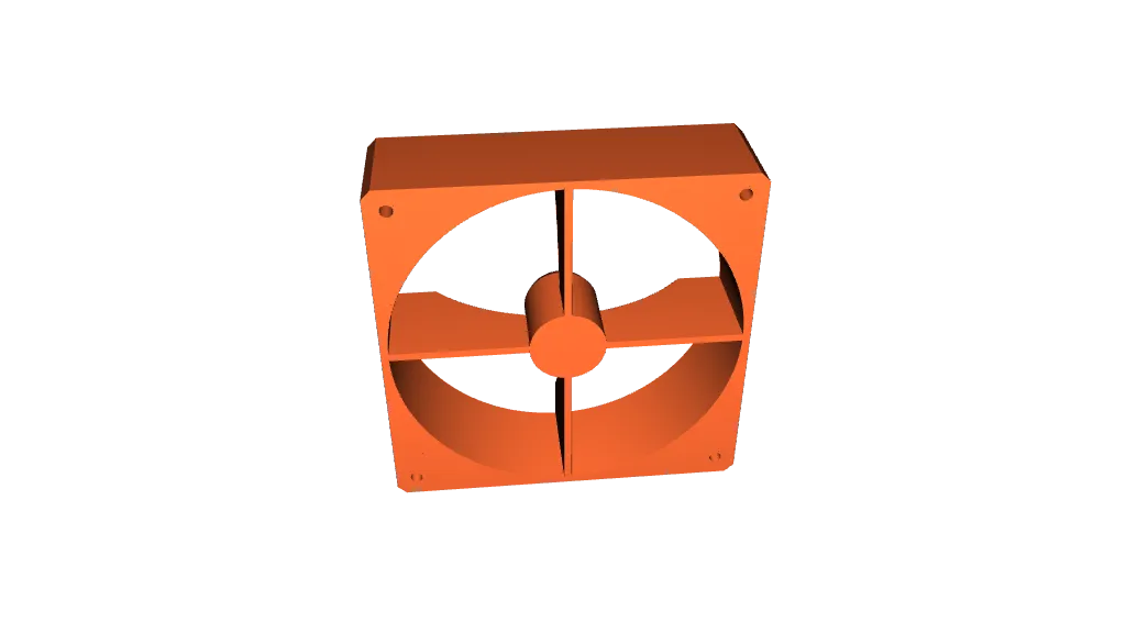 Laminar Air Flow 120mm x 35mm Fan Spacer by AlecJDavidson | Download ...