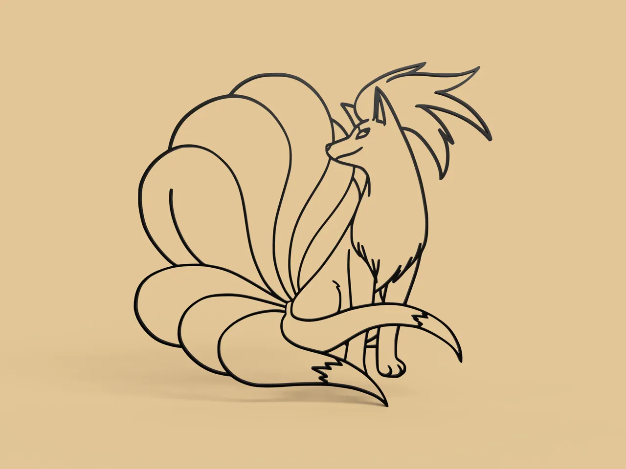 coloring pages pokemon nine tales