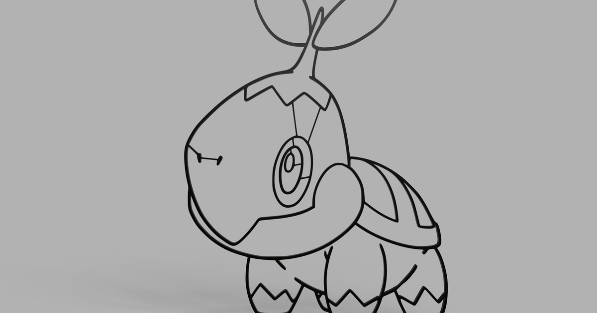 pokemon turtwig coloring pages