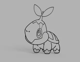 coloring pages turtwig