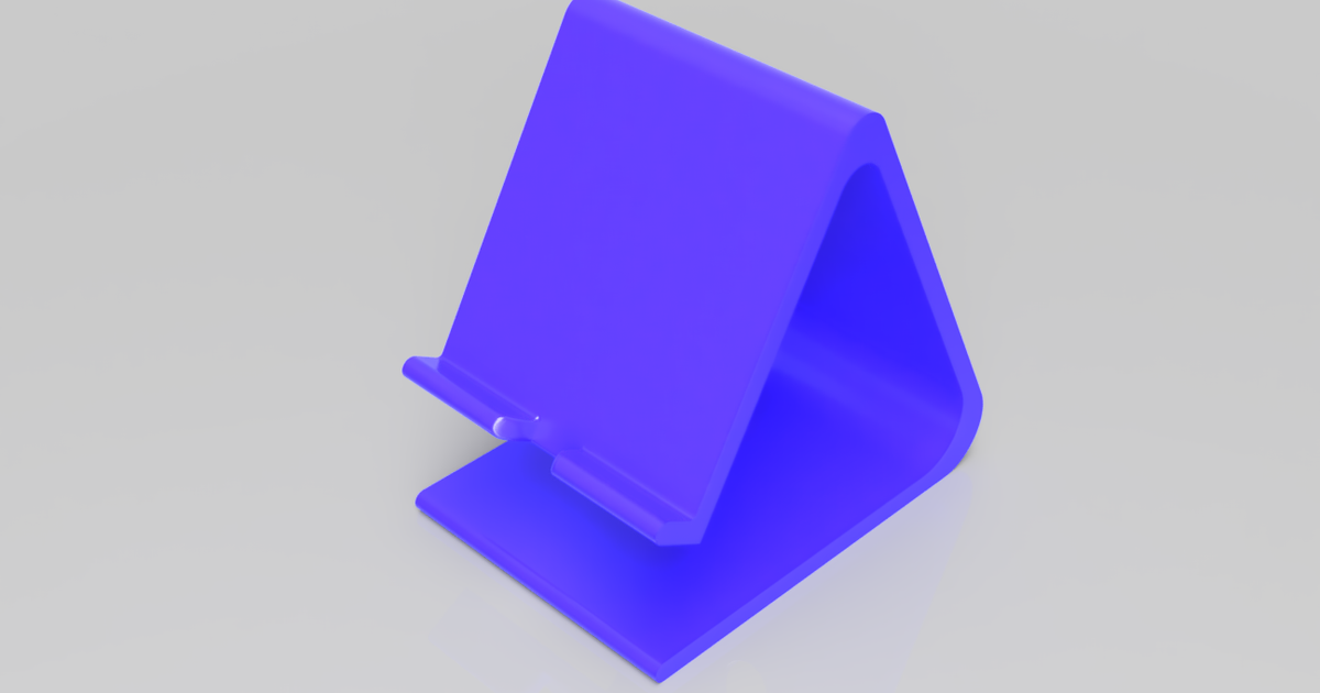 Just A Simple Phone Stand by Phenoix3D | Download free STL model ...