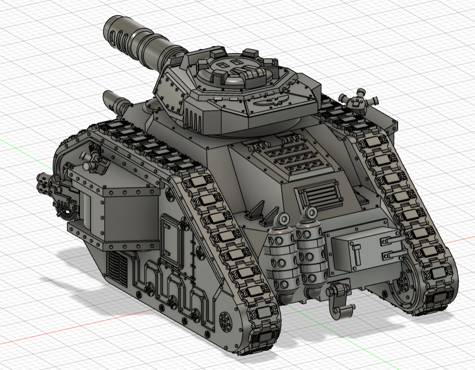 Epic Scale Imperial Medium Tank von DeltaX | Kostenloses STL-Modell ...