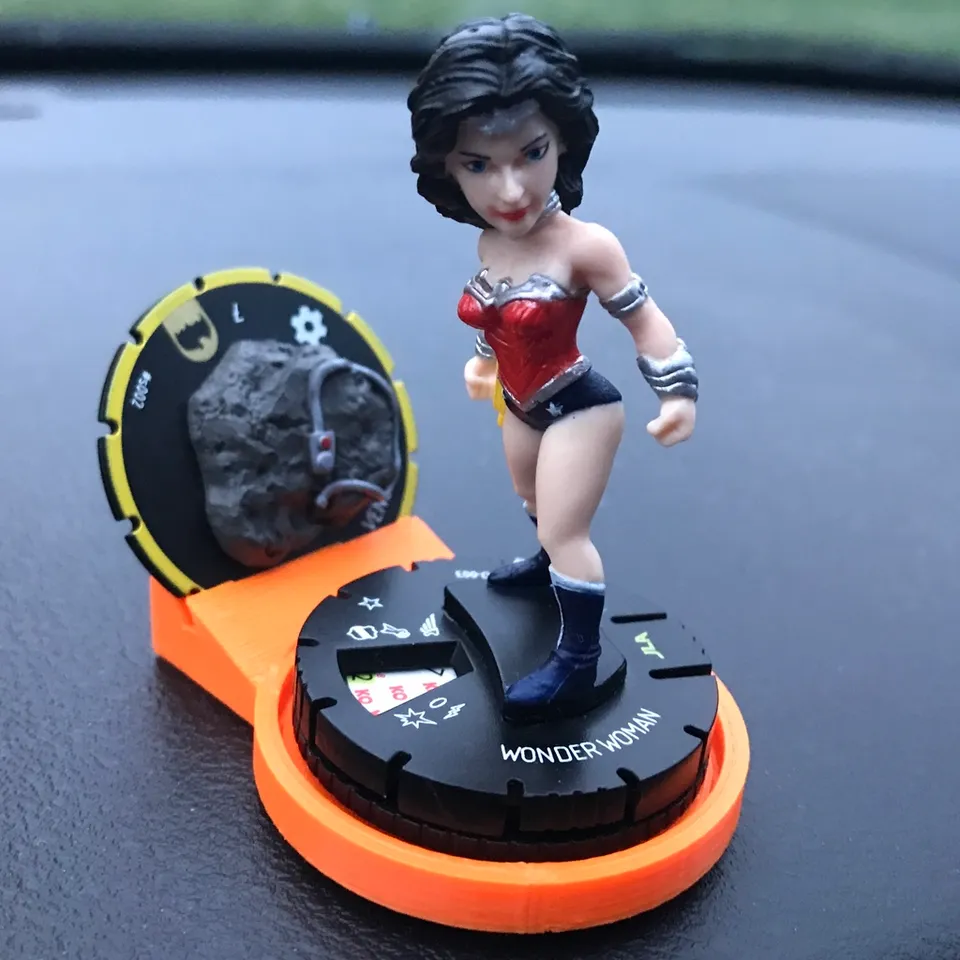 Heroclix Base with Object Holder by 3DyPrinterGuy | Download free STL ...