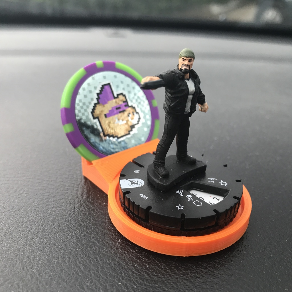Heroclix Base with Object Holder por 3DyPrinterGuy | Descargar modelo ...