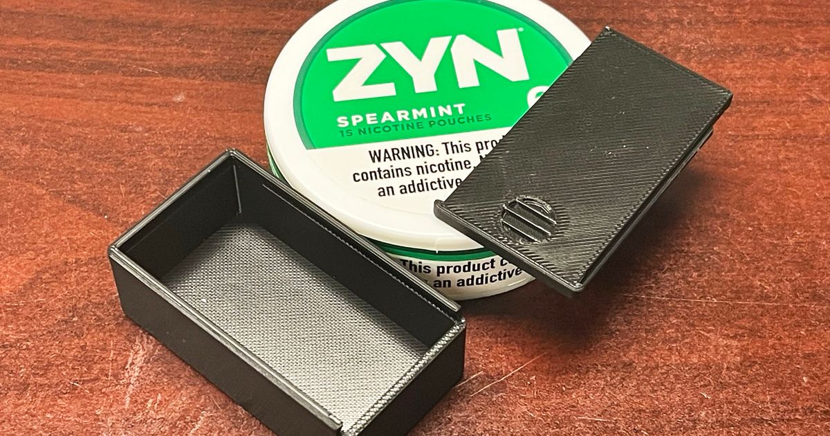 Covert ZYN Can - Small Box That Holds An Entire ZYN Can! by Tony ...