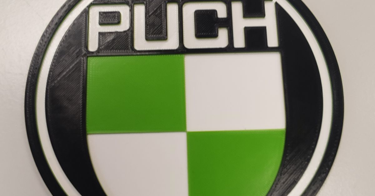 Puch Logo by AndyKrie | Download free STL model | Printables.com