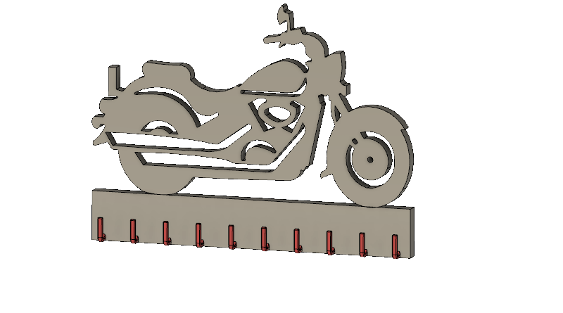 Motorcycle model keychain by ruimpereira | Download free STL model ...