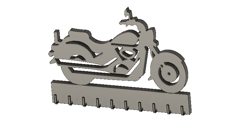 Motorcycle model keychain by ruimpereira | Download free STL model ...