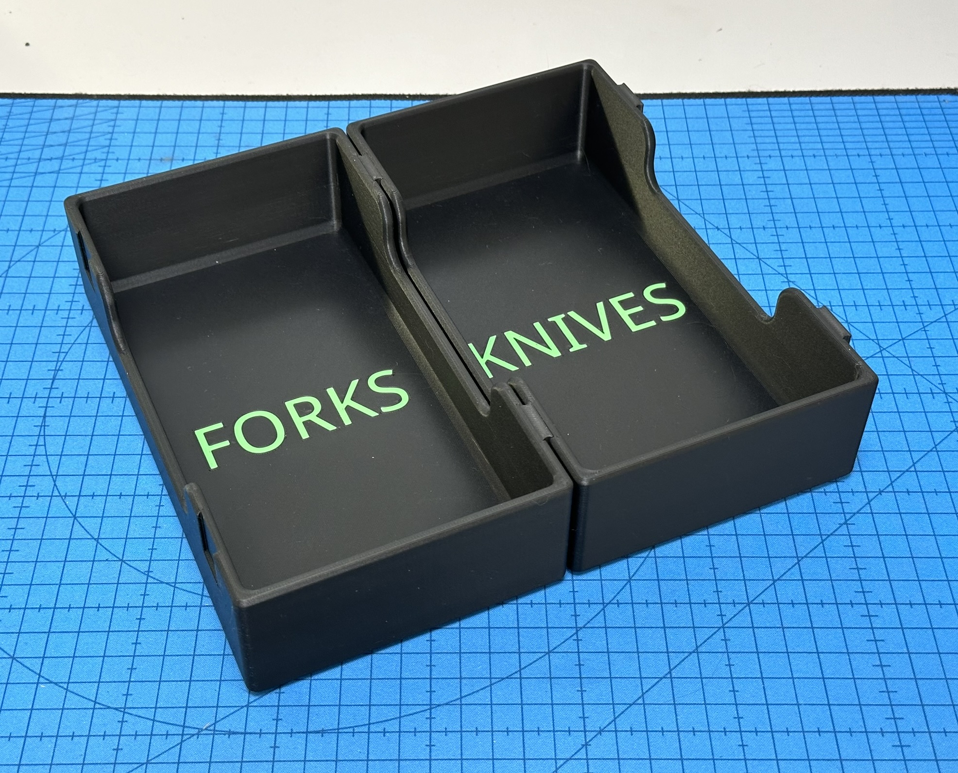 Modular Cutlery Organizer - wider bins by philon | Download free STL ...