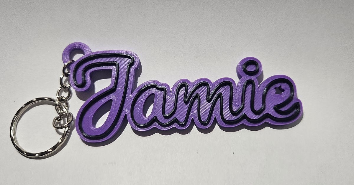 Jamie Keychain by PMF_Flipz | Download free STL model | Printables.com