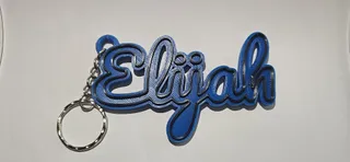 Name Plate [Elijah] by HrvTagz | Download free STL model | Printables.com