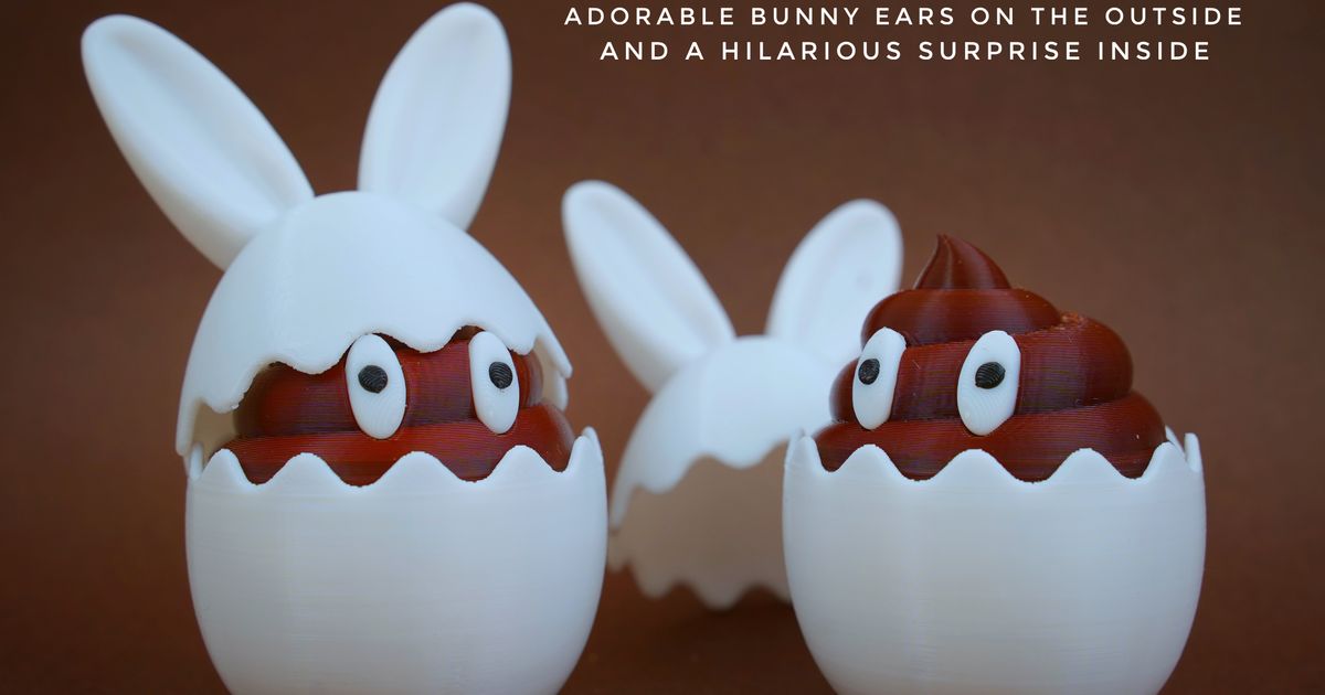 Easter Bunny Surprise Egg with Poo - Decoration by MMM | Download free ...