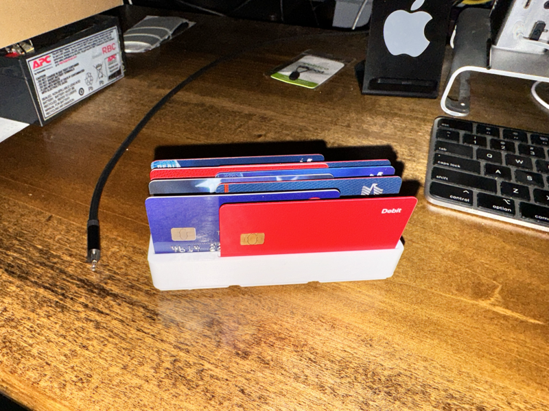 9 "Credit Card" Holder - Horizontal - 1x3 Gridfinity by gedeyenite ...