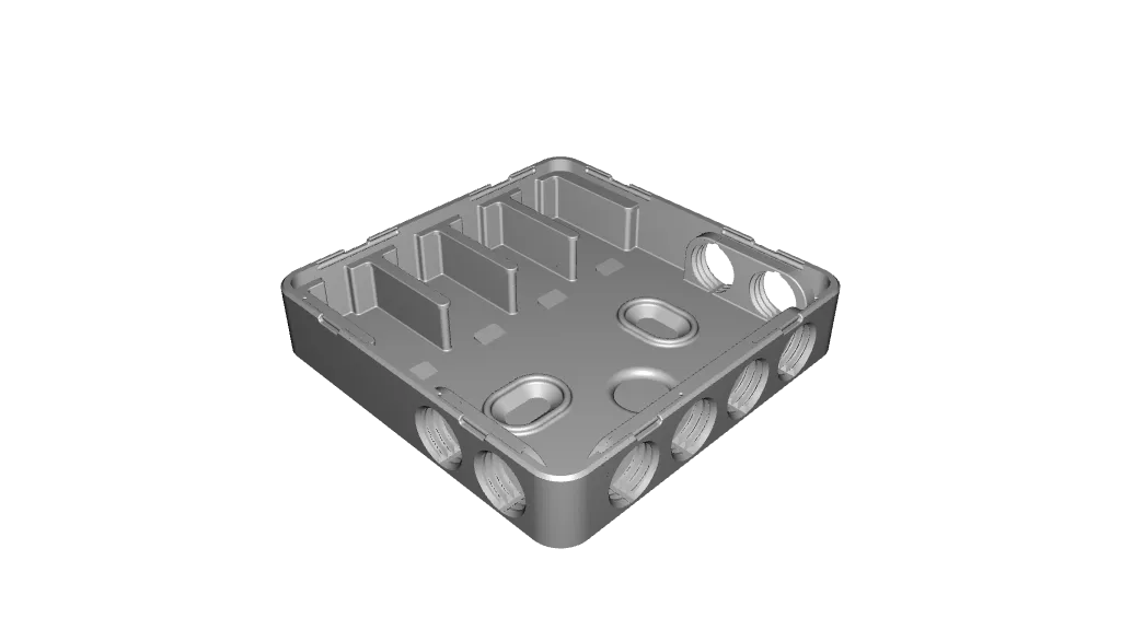Quad Junction Box Dimensions White Plastic Junction Box For CCTV