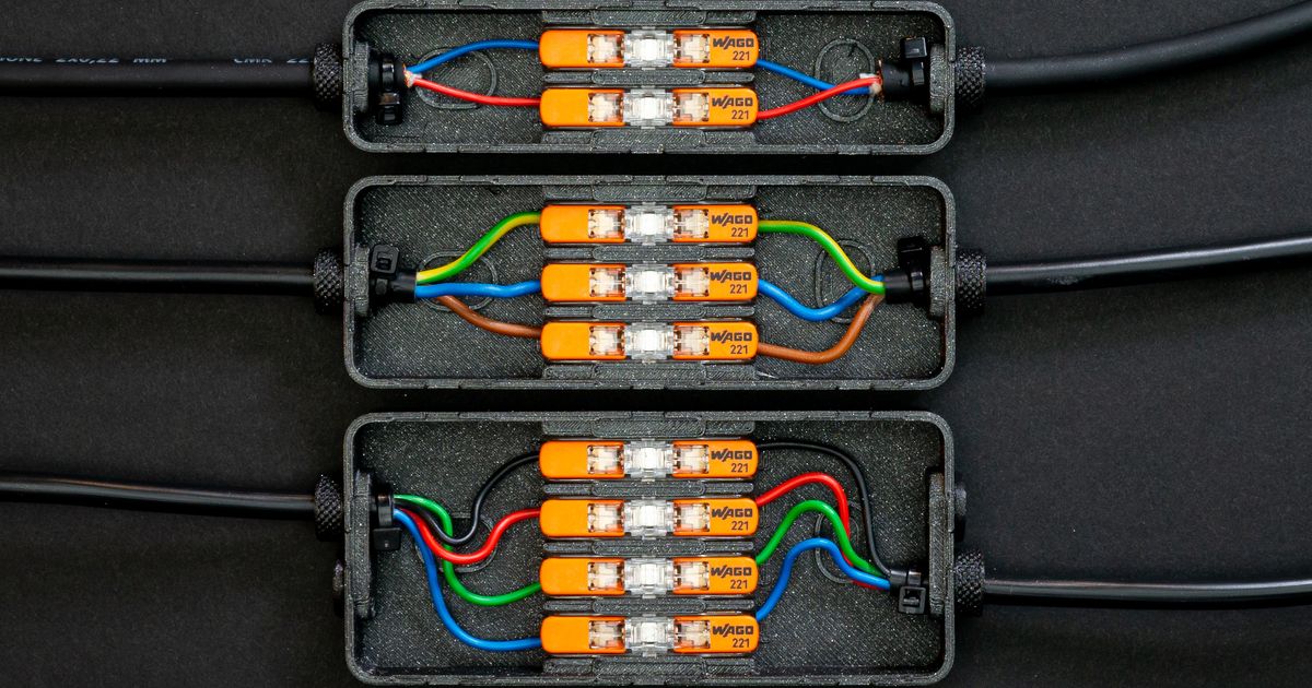 Junction Box SLIM - Inline by Heart Labs | Printables Store