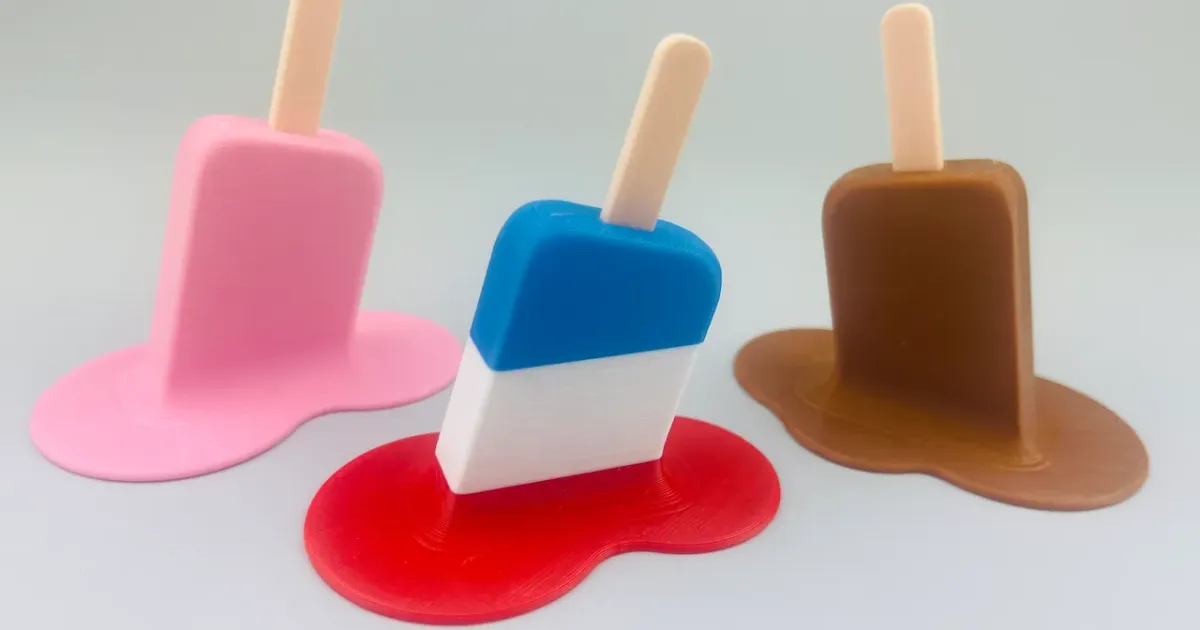 Melting Popsicle by cartyski | Download free STL model | Printables.com