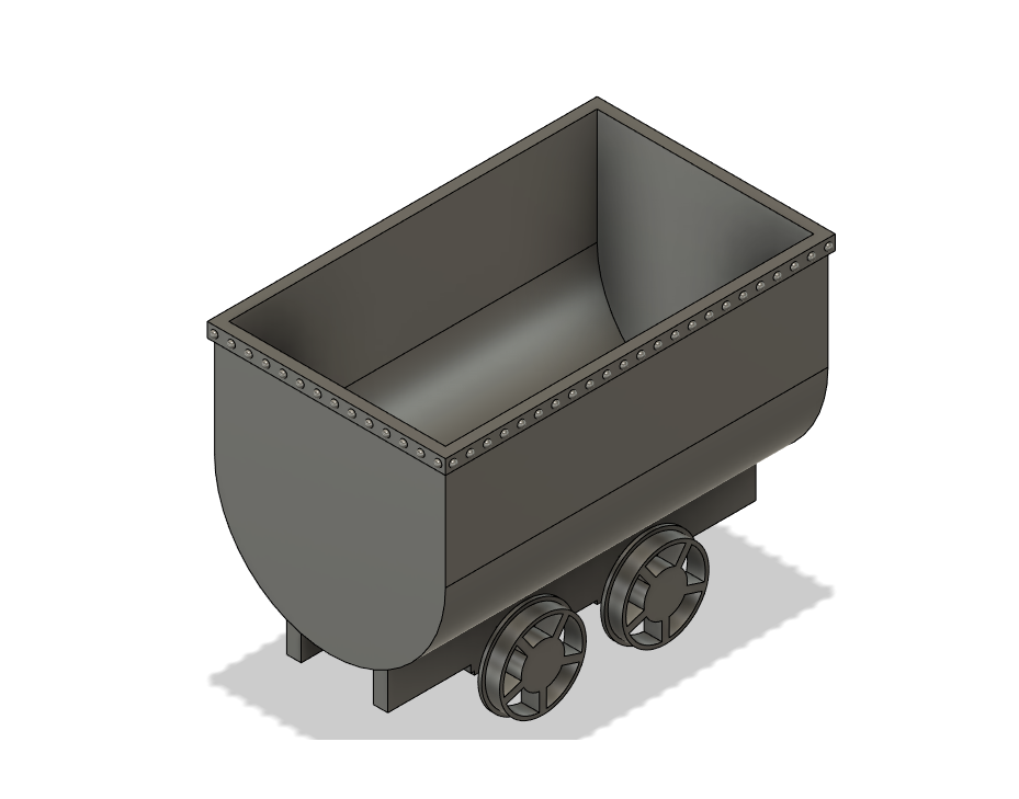 Mining Cart / Güterlore by Juls | Download free STL model | Printables.com