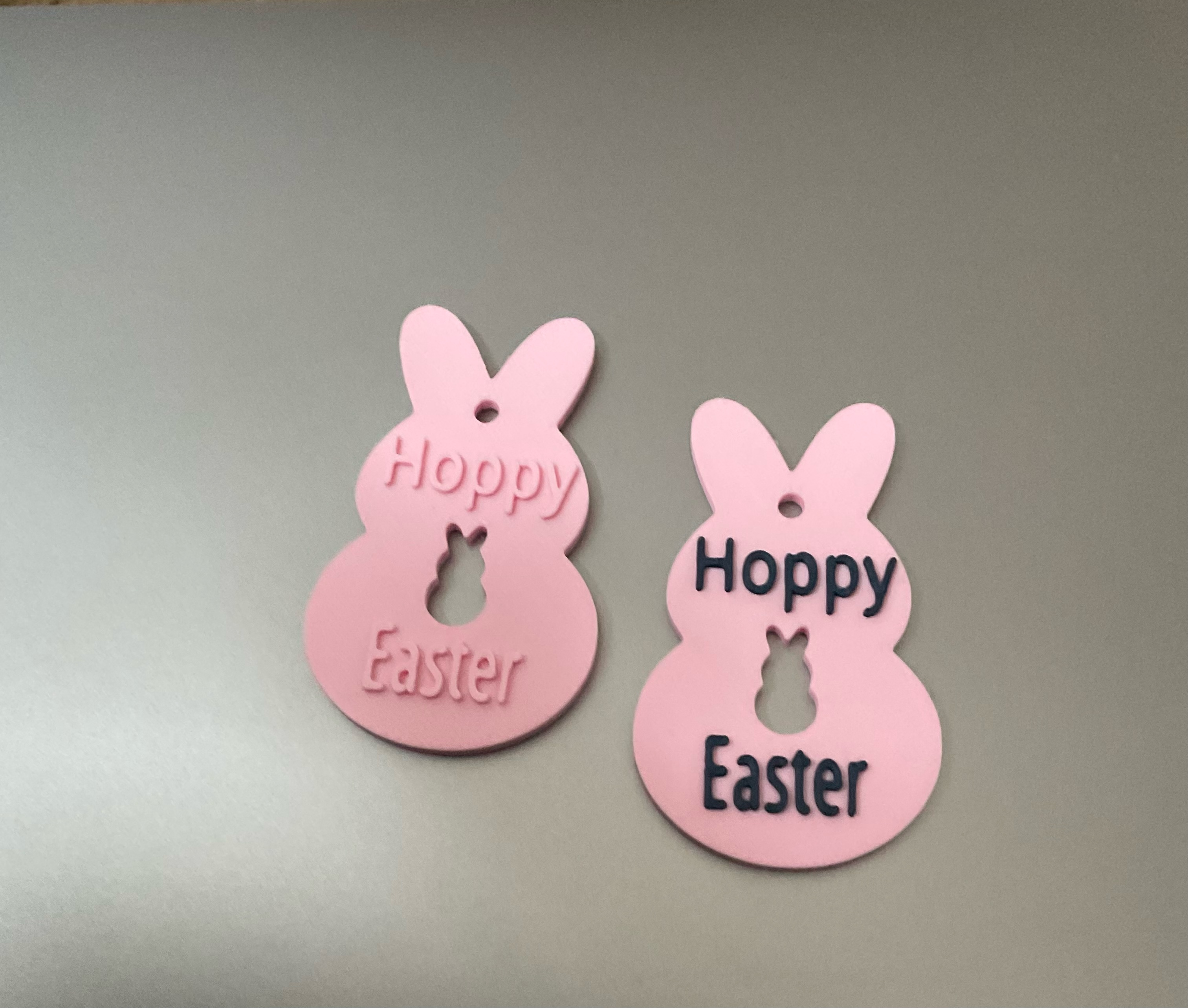 Peep Bunny tag by Ktowns | Download free STL model | Printables.com
