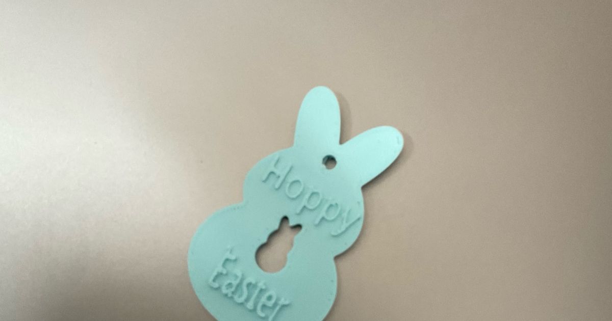 Peep Bunny tag by Ktowns | Download free STL model | Printables.com