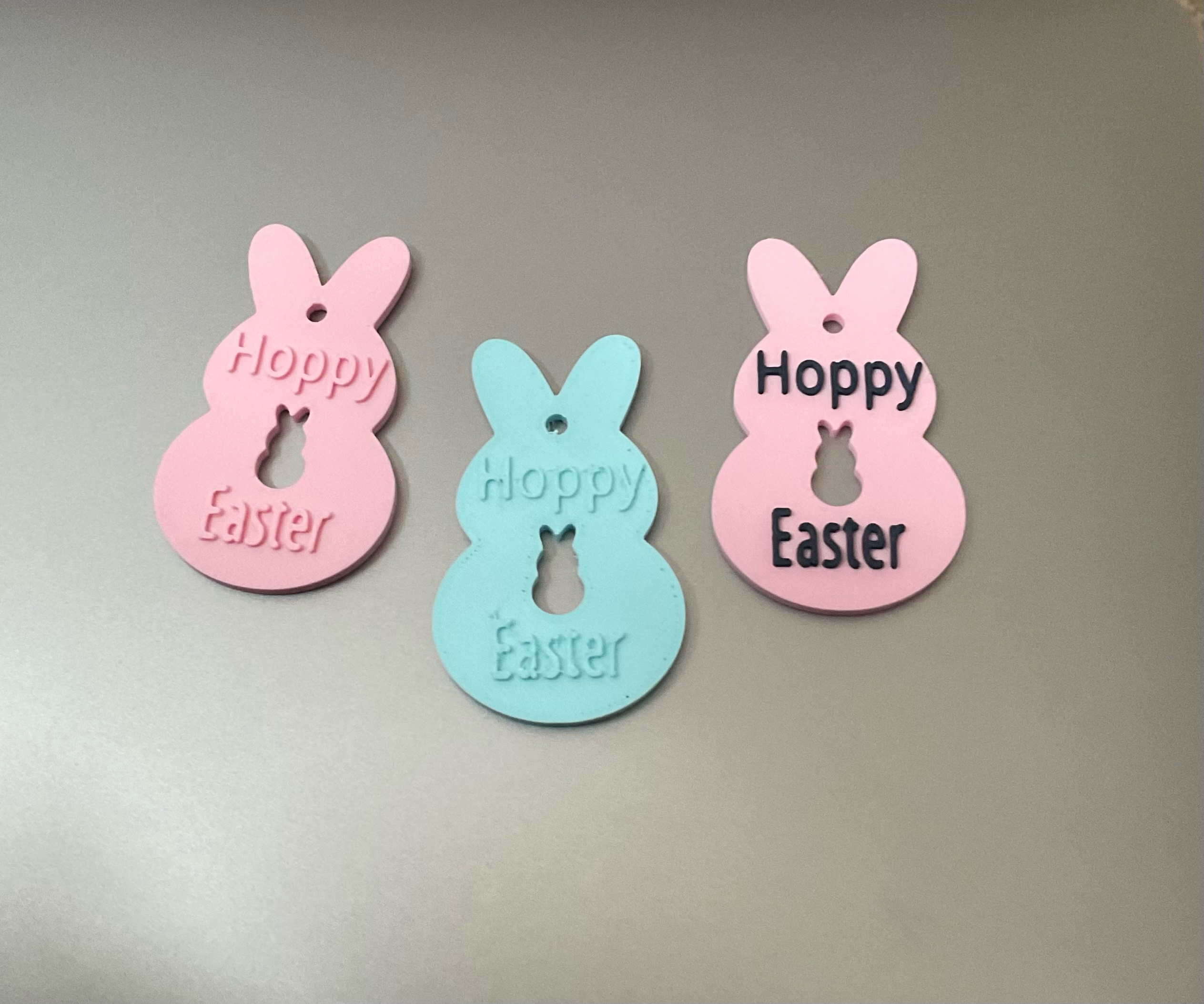 Peep Bunny tag by Ktowns | Download free STL model | Printables.com