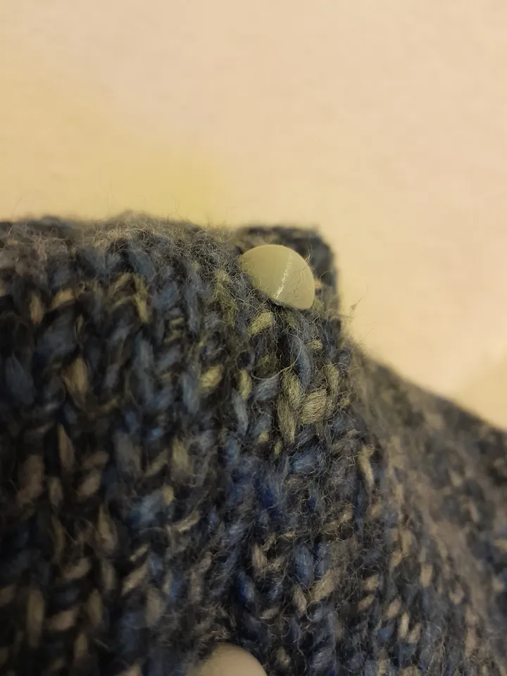 Button for Hand Knitted Sweater by thecemozen | Download free STL model ...