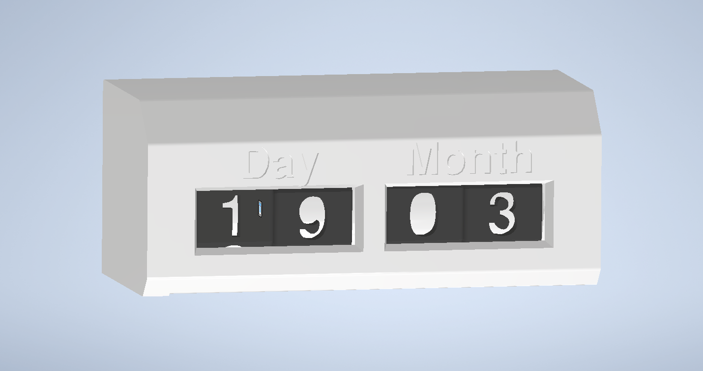 Date spinner v2 by Dendy | Download free STL model | Printables.com